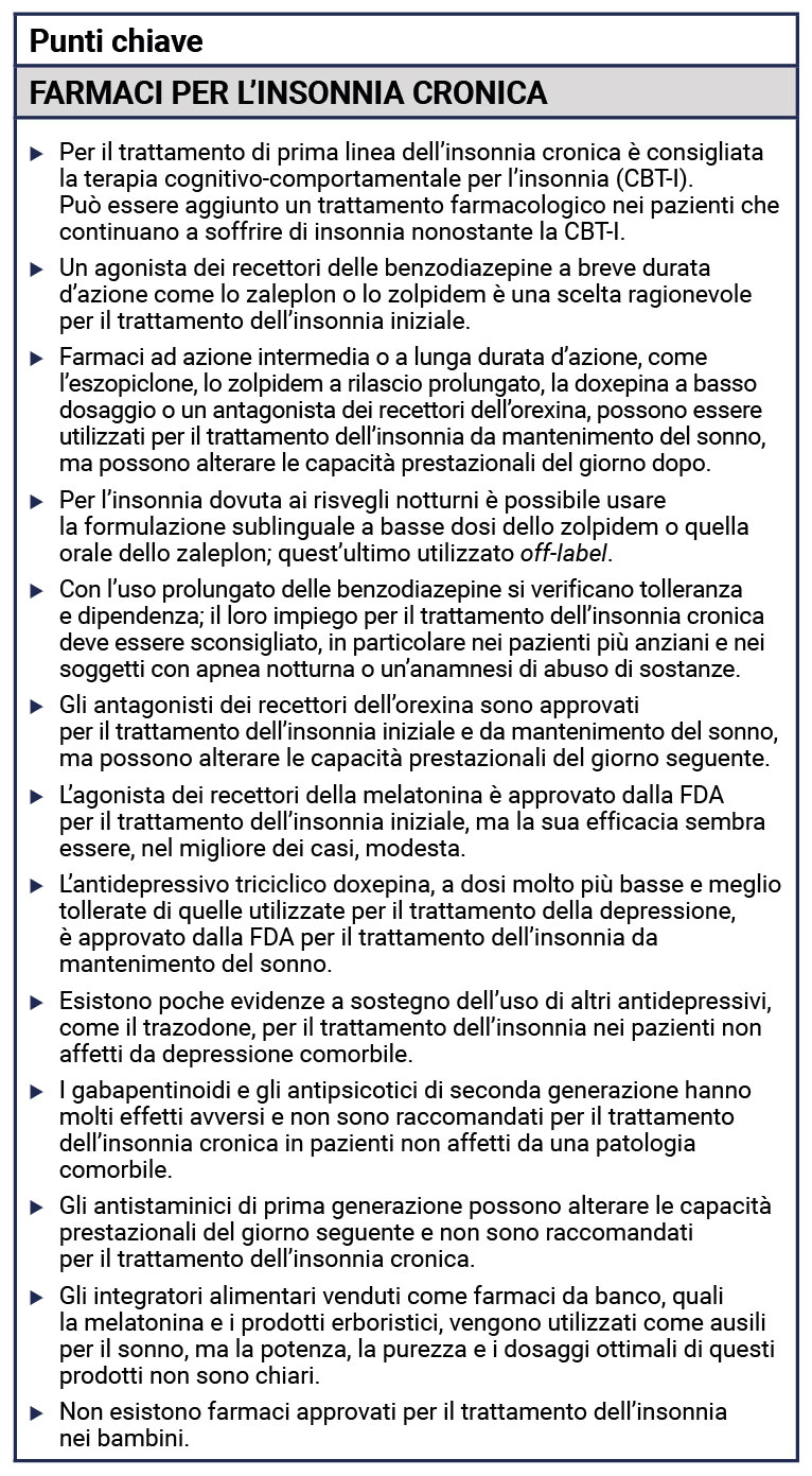 TML n. 1 / 2023 FARMACI PER L’INSONNIA CRONICA - Medlife