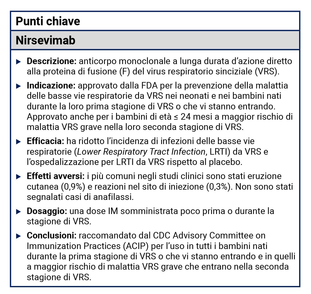 TML n. 19 / 2023 NIRSEVIMAB PER LA PREVENZIONE DELLA MALATTIA DA VRS ...