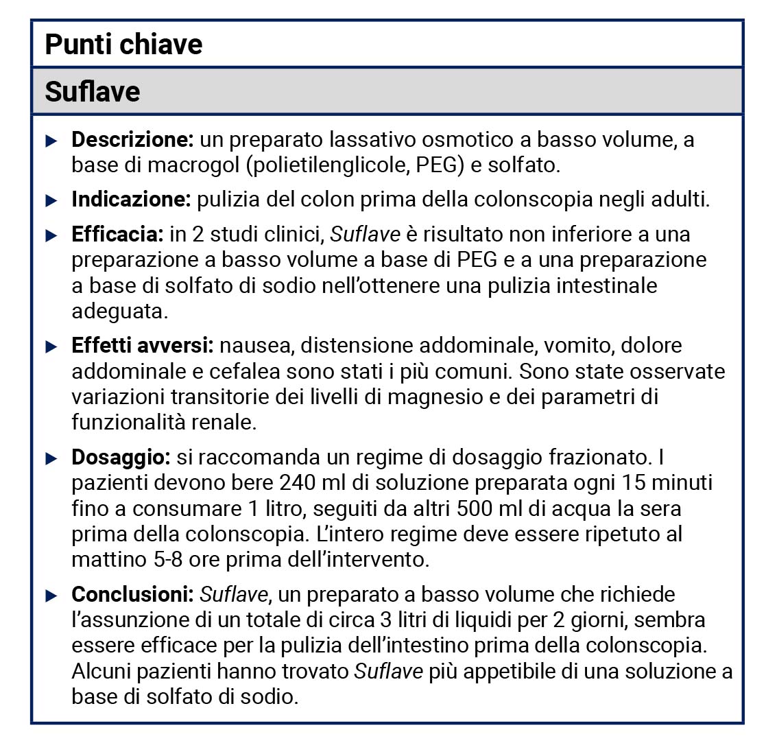 TML n. 19 / 2023 UNA PREPARAZIONE A BASSO VOLUME PER COLONSCOPIA - Medlife